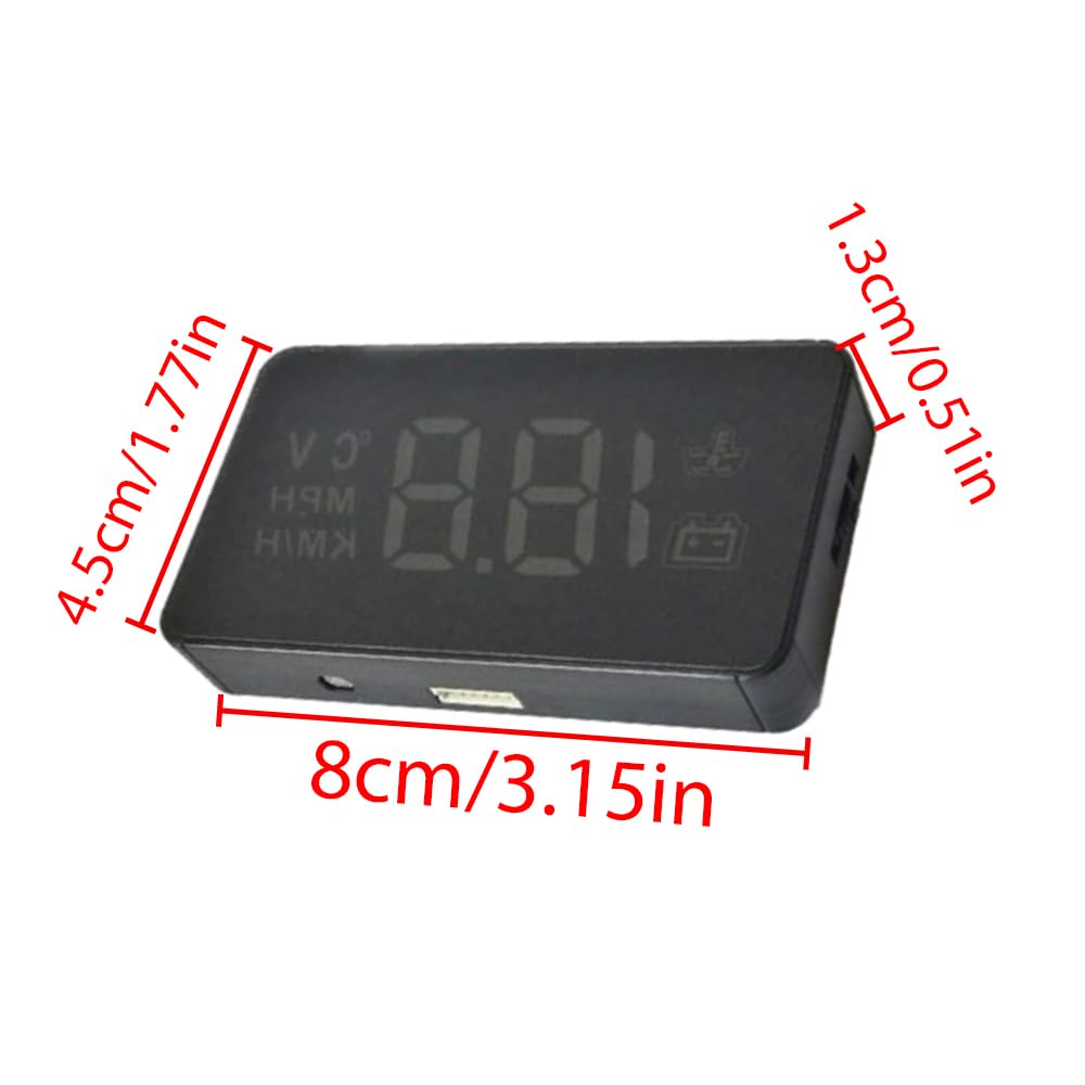 Car Heads Up Display HUD Car Heads Up Display (HUD) - OBD2 Digital ...