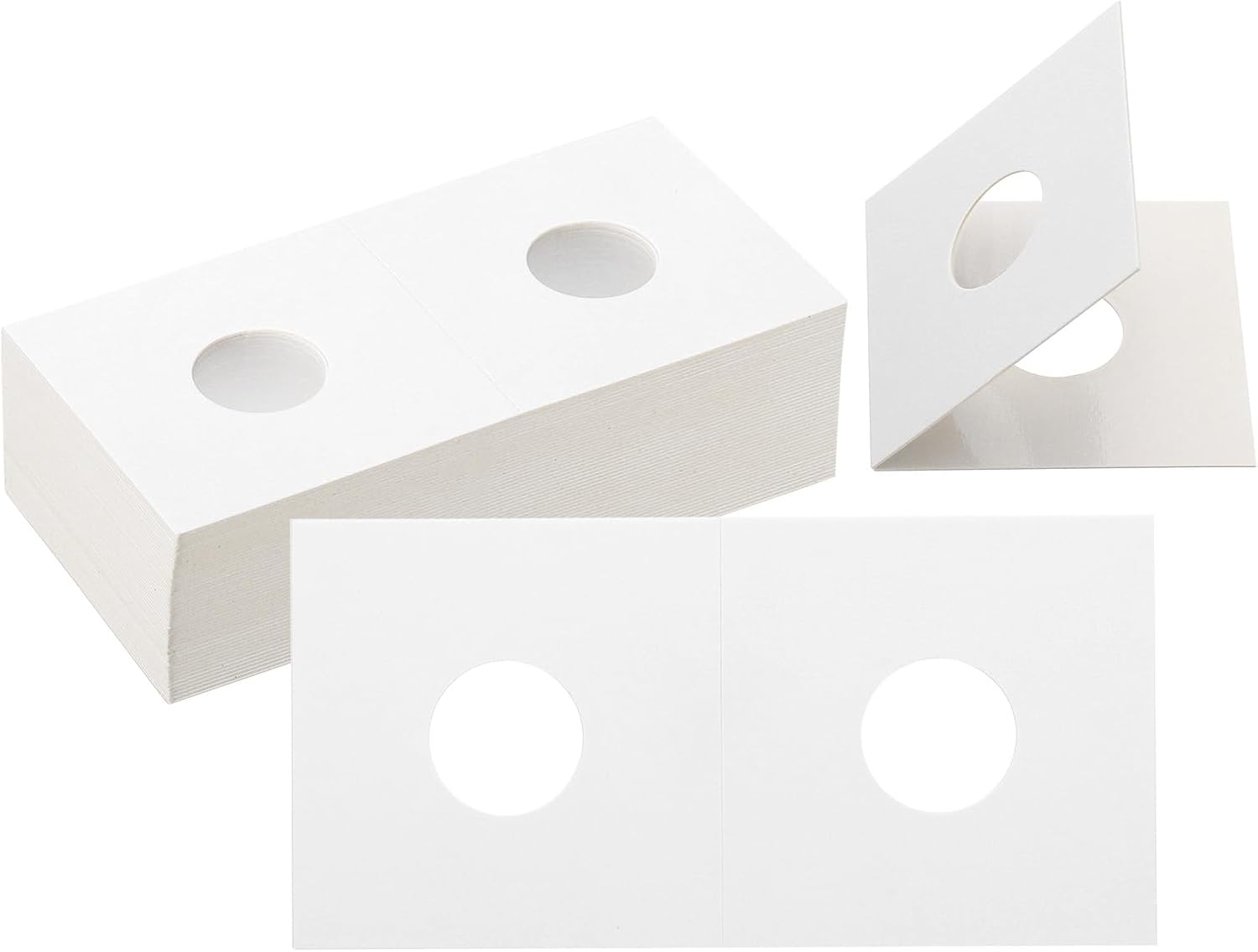 Amazon.com : PATIKIL 2 x 2 Coin Flips, 200 Pack 17.5mm Cardboard Coin ...