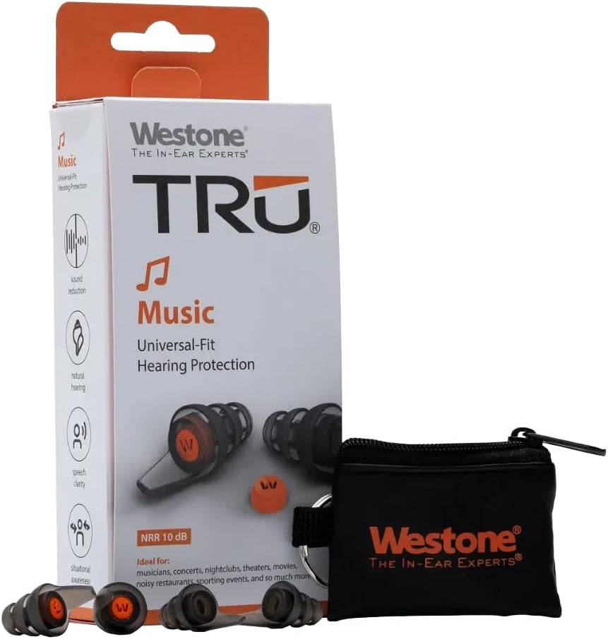 Amazon.com: Westone Tru Music Earplugs, 10db : Health & Household