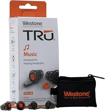 Amazon.com: Westone TRU Music Earplugs – Reusable High-Fidelity 10 dB ...