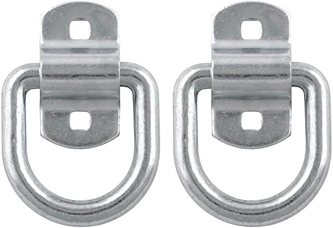 Amazon.com: CURT 83742 3 x 3-Inch Surface-Mounted Trailer D-Ring Tie ...
