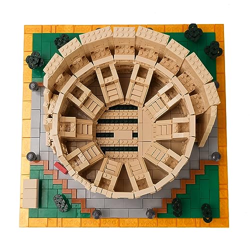 LULUFUN Building Block Set, Roman Colosseum Architecture Model Blocks ...