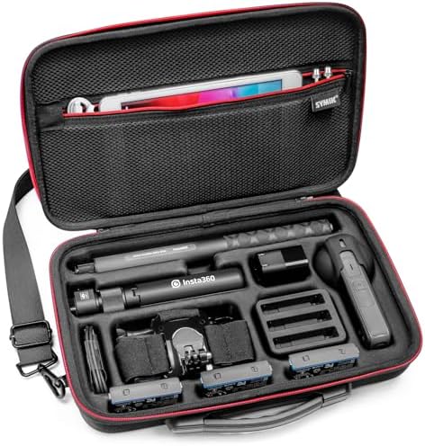 Amazon.com : SYMIK S320-X Carrying Case for Insta360 X5 X4, Anti-water ...