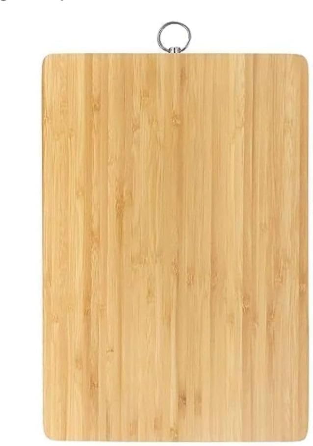 Wooden Chopping Board Thick Cutting Board for Kitchen Heavy Duty Bamboo ...