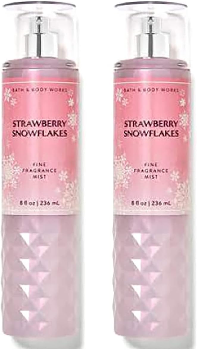 Amazon.com: Bath & Body Works Strawberry Snowflakes Fine Fragrance Body ...