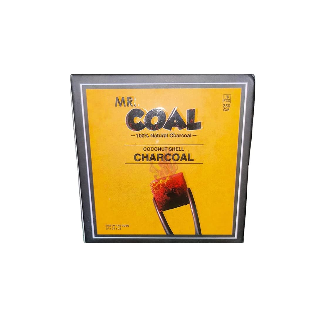 PUFF SMART Mr. Coal Coconut Charcoal 250 GM (18 Cubes) : Amazon.in: Home & Kitchen