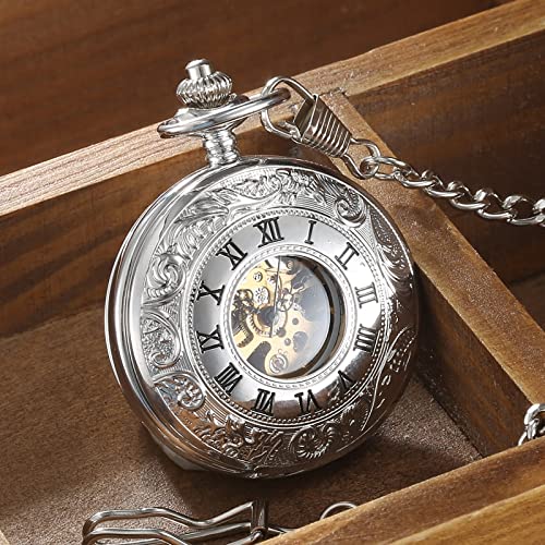 Open Pocket Watch Outline