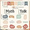 Amazon.com: Mooliwe 43 Pcs Math Talk Bulletin Board Set for Math ...