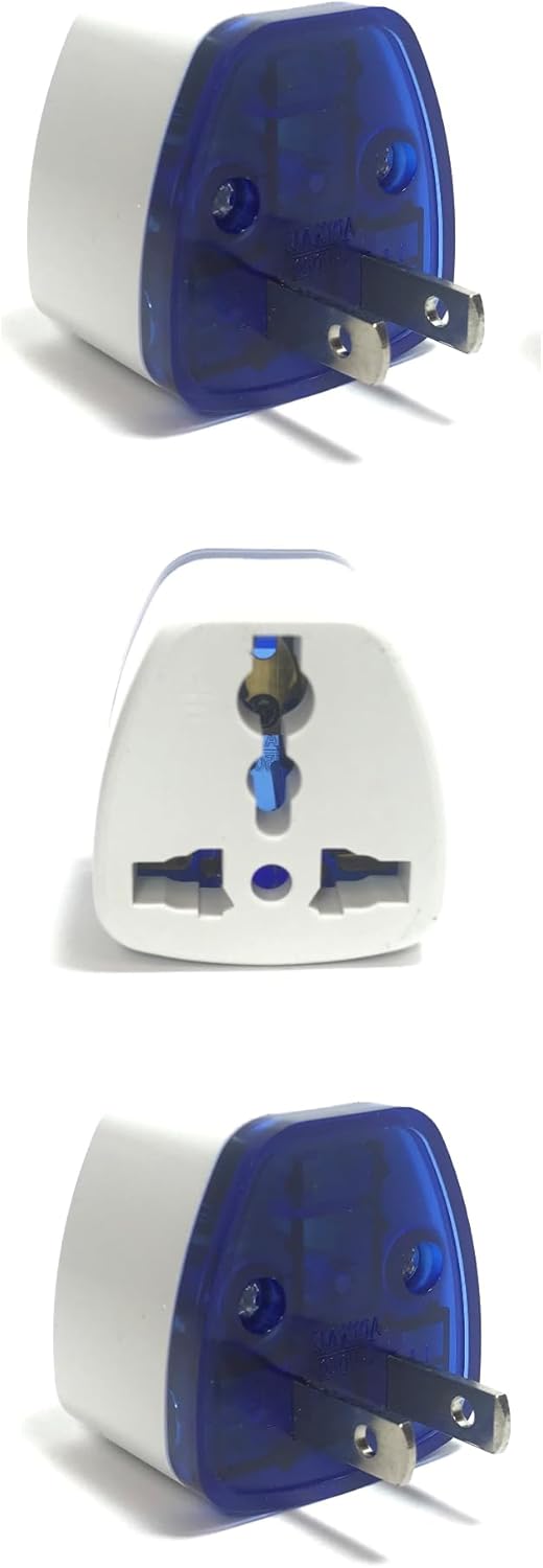 Norstar Universal Plug Adapter, Type A, North American Style, 2-Pin, 3 ...