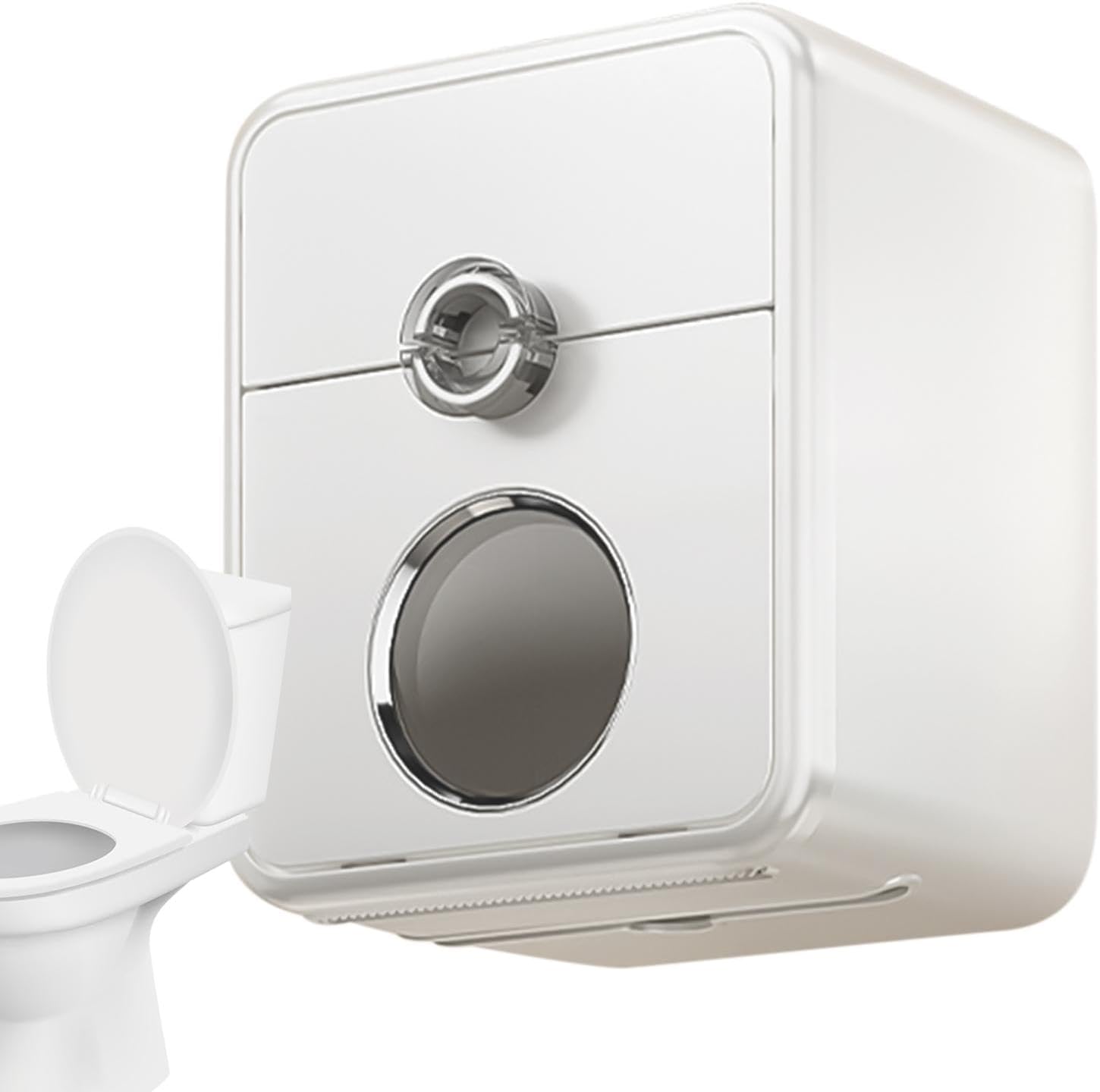 Tissue Holder for Bathroom, Paper Roll Holder Waterproof Wall Mounted ...