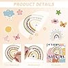 Amazon.com: Classroom Bulletin Board Decoration: 50 Pcs Boho Rainbow Be ...