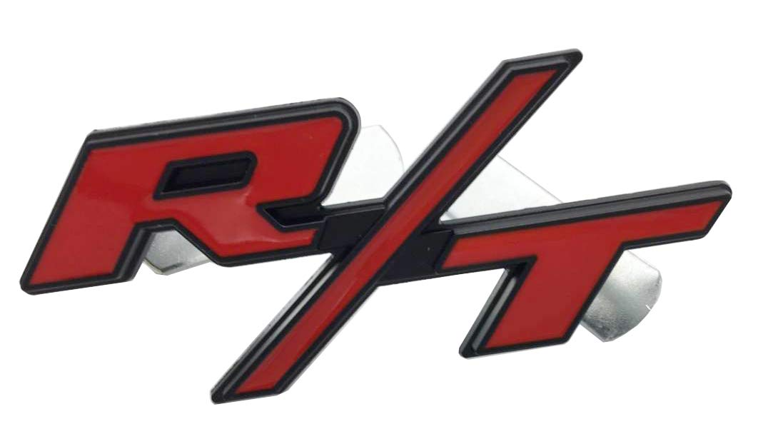 Buy Red RT R/T Grille Black Outlining Badge Metal R/T Front Grille ...