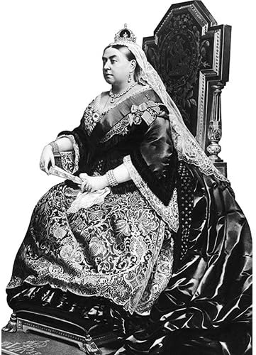 Amazon.com: H10098 Queen Victoria Chair Cardboard Cutout Standup ...