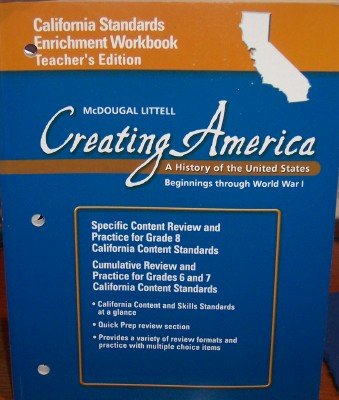 Amazon.com: California Standards Enrichment Workbook, Teacher Edition ...