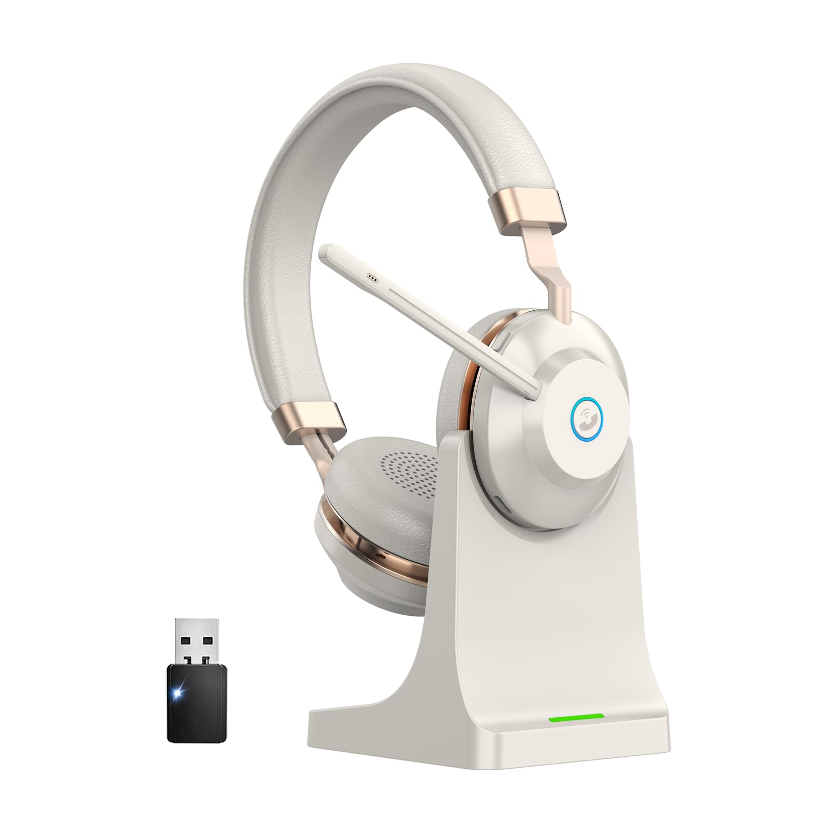 Earbay Wireless Headset, Bluetooth Headset with Microphone Noise ...
