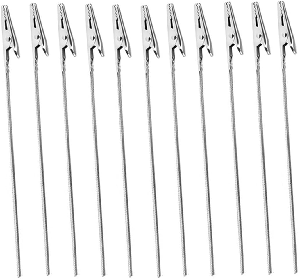 Amazon.com: QLXHBOT Metal Wire Alligator Clamp Long-Tailed Alligator ...