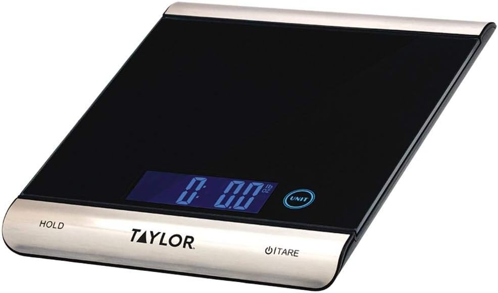Amazon.com: Taylor 3851 High-Capacity Digital Kitchen Scale, 33 lb ...