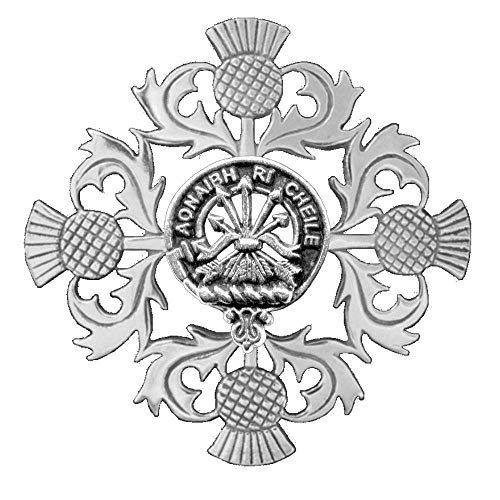 Cameron Clan Crest Scottish Thistle Brooch : Amazon.ca: Handmade Products