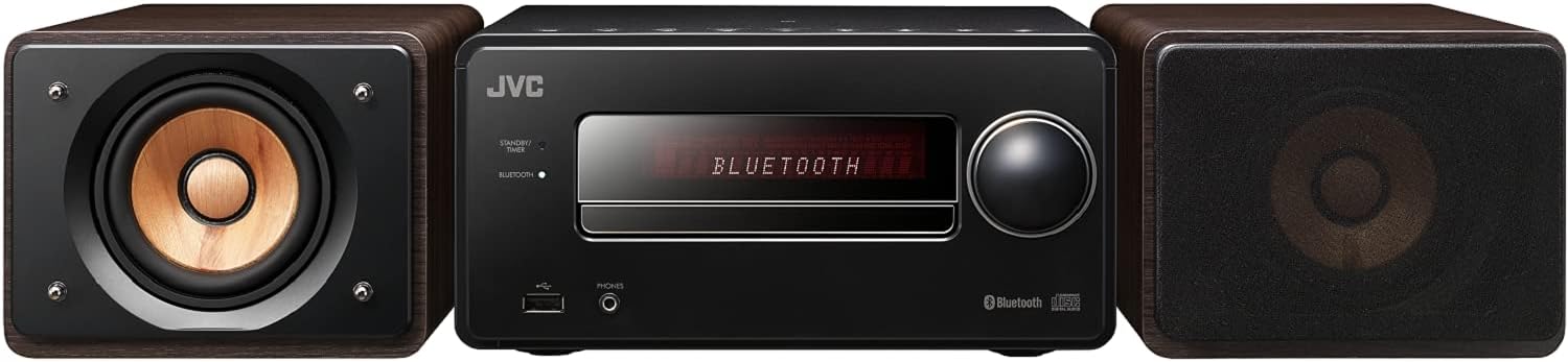 Amazon.co.jp: JVCケンウッド JVC EX-S55-B ウッドコーンシリーズ Bluetooth搭載 ハイレゾ音源再生 録音 ...