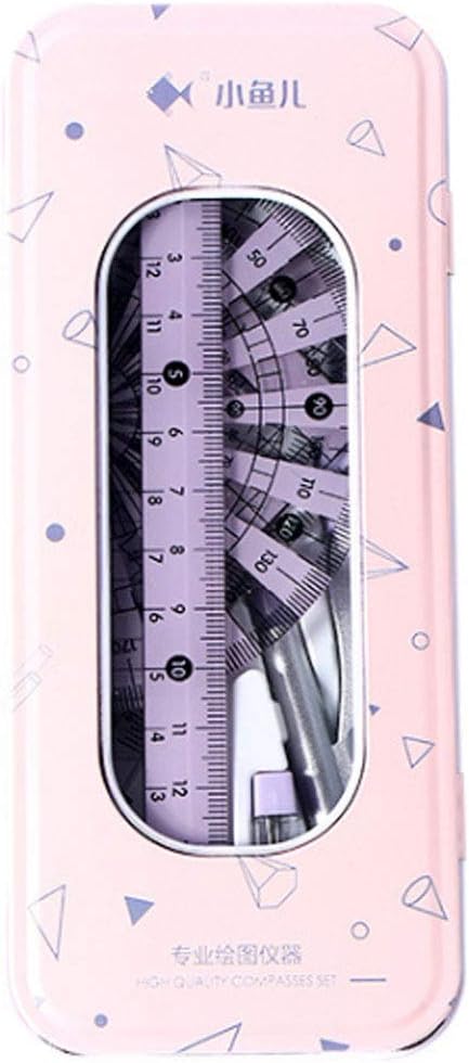 Amazon.com : Teling 24 Sets Math Geometry Kit 10 Pcs Compass for ...