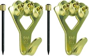 OOK 533014 Professional Picture Hangers, Art Hangers, Brass Finish ...