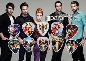 Paramore Signed Autograph Plektron Display (Limited to 500 Prints ...