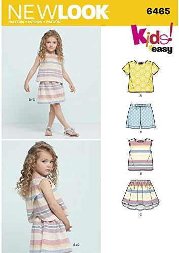Amazon.com: New Look Ladies Easy Sewing Pattern 6271 Drawstring Skirts ...