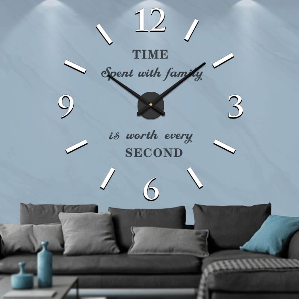 Snapklik.com : VANGOLD Wall Clock For Living Room Decor