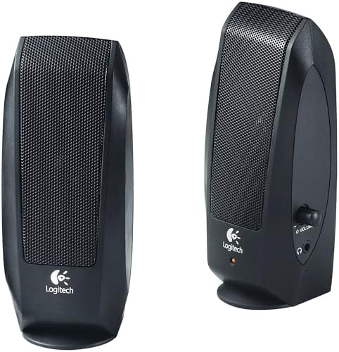 Amazon.com: Logitech Logitech S120 Computer Speakers Black - 980-000012 ...