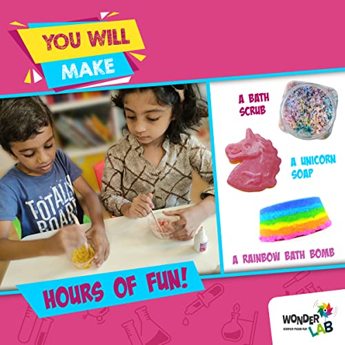 DIY Science Kit Rainbow & Unicorn Spa Lab | Soap Making, Bath Bombs ...