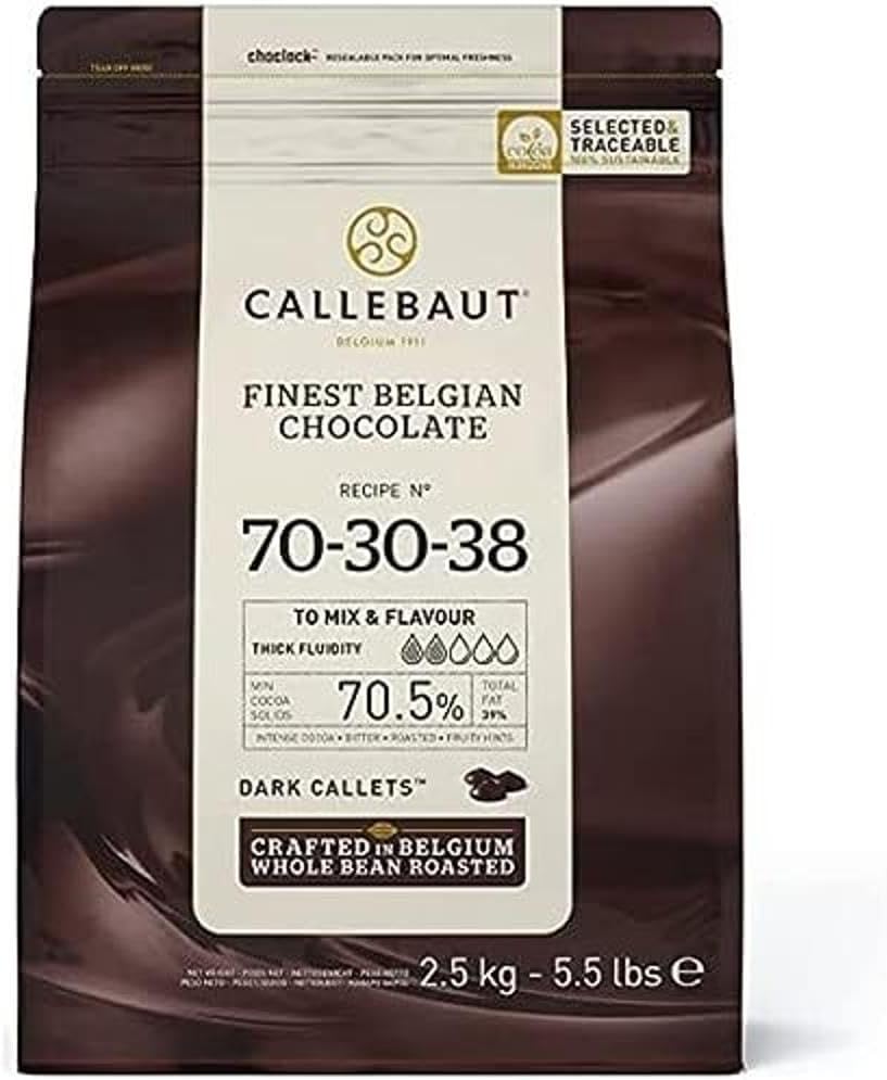 Amazon.com : Gianduja Hazelnut Chocolate Baking Block - 1 block, 11 lbs ...