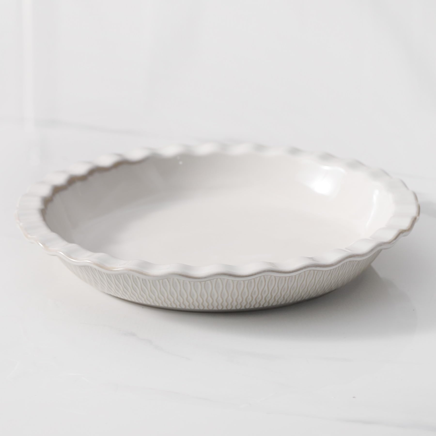 Amazon.com: Ceramic Pie Dish for Baking, 9 inch Porcelain Pie Pan ...