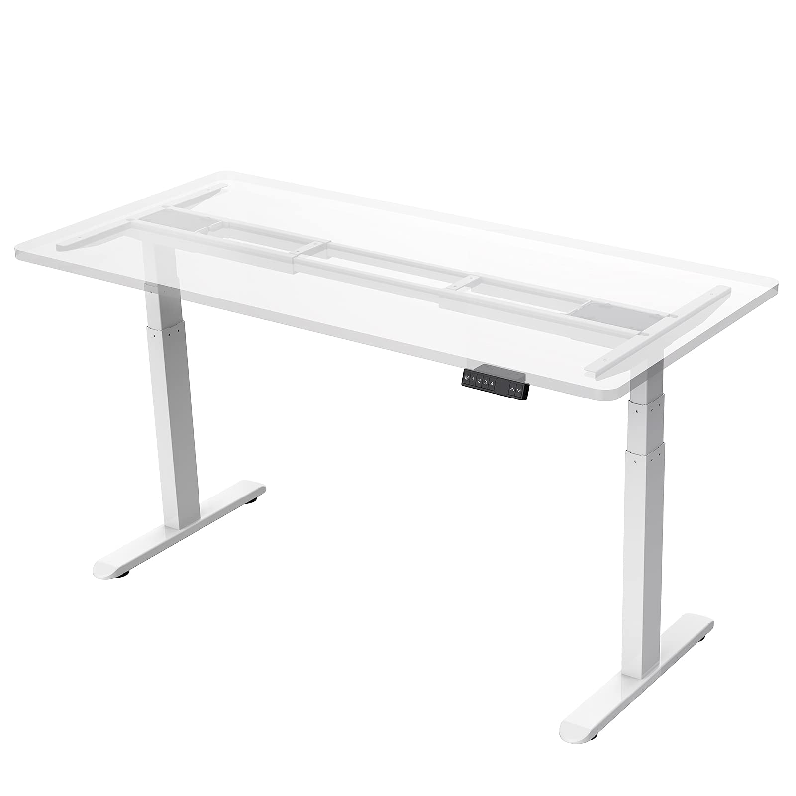Snapklik.com : AIMEZO 71 W Electric Height Adjustable Desk Base Sit To ...