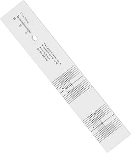 Turntable Protractor Cartridge Alignment Protractor Tool Acrylic White ...
