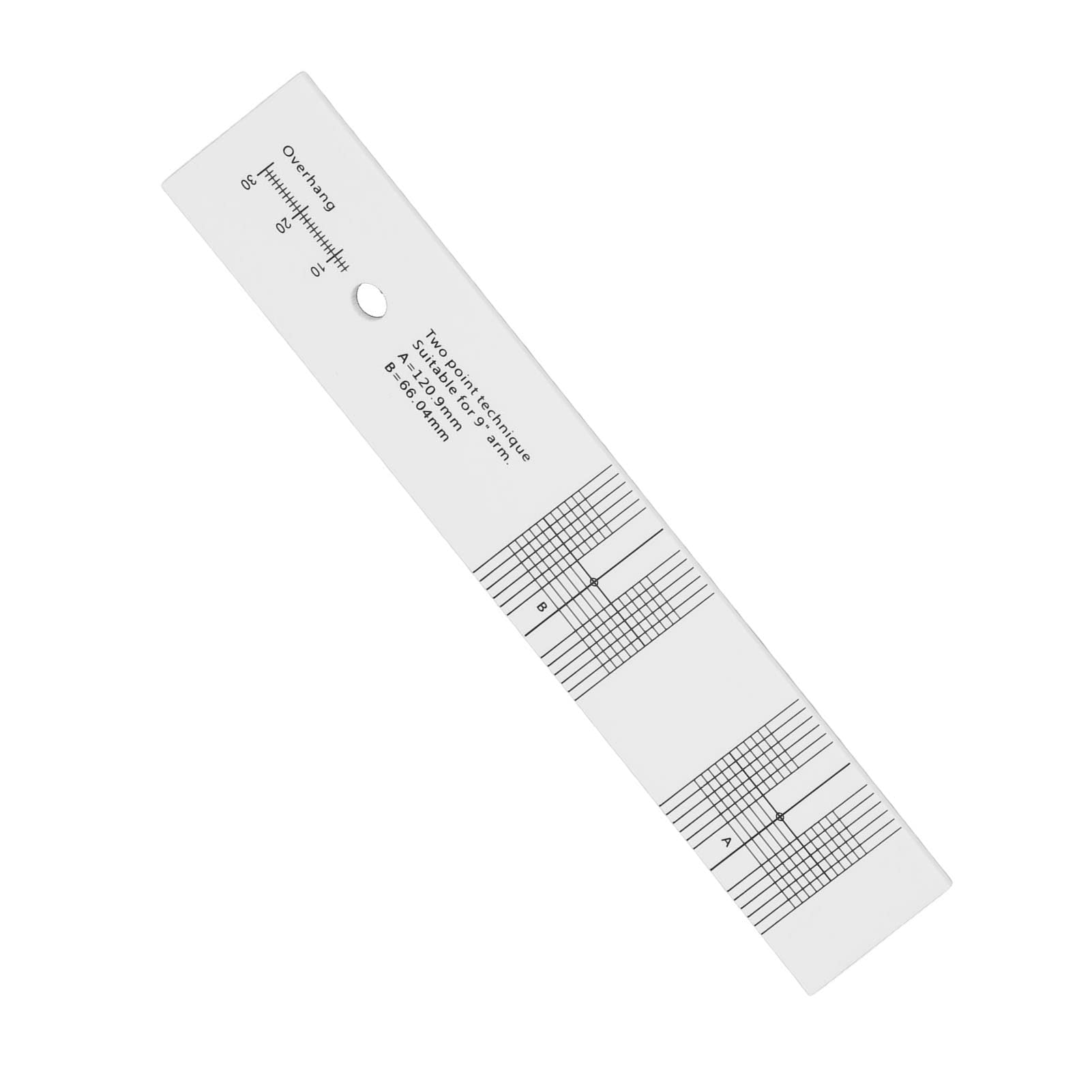 Turntable Protractor Cartridge Alignment Protractor Tool Acrylic White ...