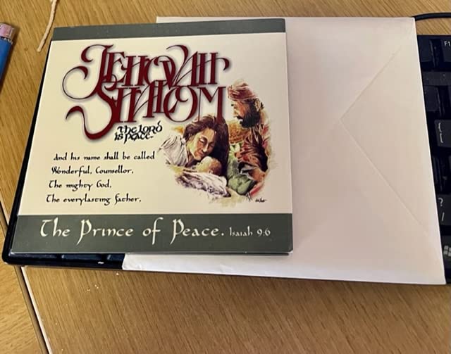 Amazon.com: Jehovah Shalom Christmas Card with CD (Audio ...