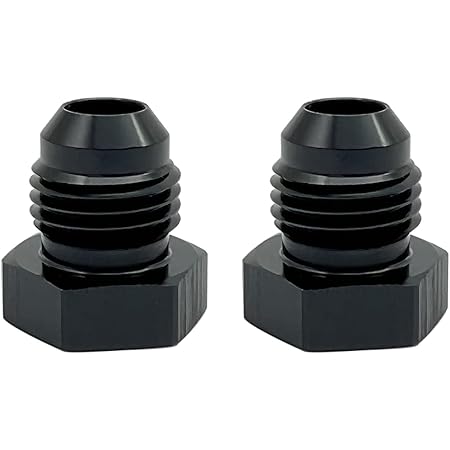 Amazon.com: AC PERFORMANCE Black 10AN AN10 Aluminum Male Flare Blanking ...