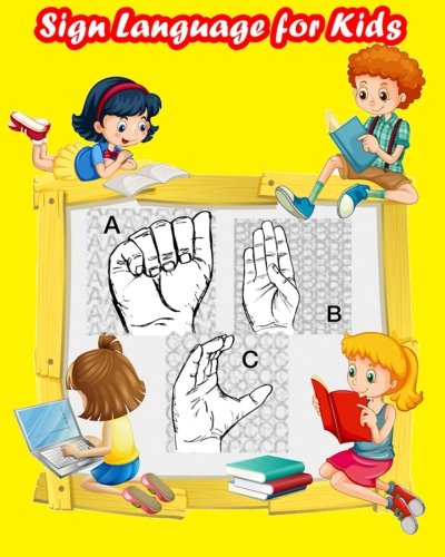 Amazon.com: Sign Language for Kids: ABC Sign and Color (A-Z Alphabet ...