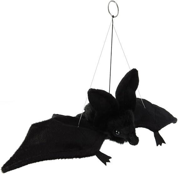 Black Hanging Bat (Wingspan) 37cm by Hansa 4793 : Amazon.co.uk: Toys ...