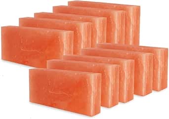 100% Natural Himalayan Salt Block Bricks 8x4x2 for Building Spa, Sauna ...