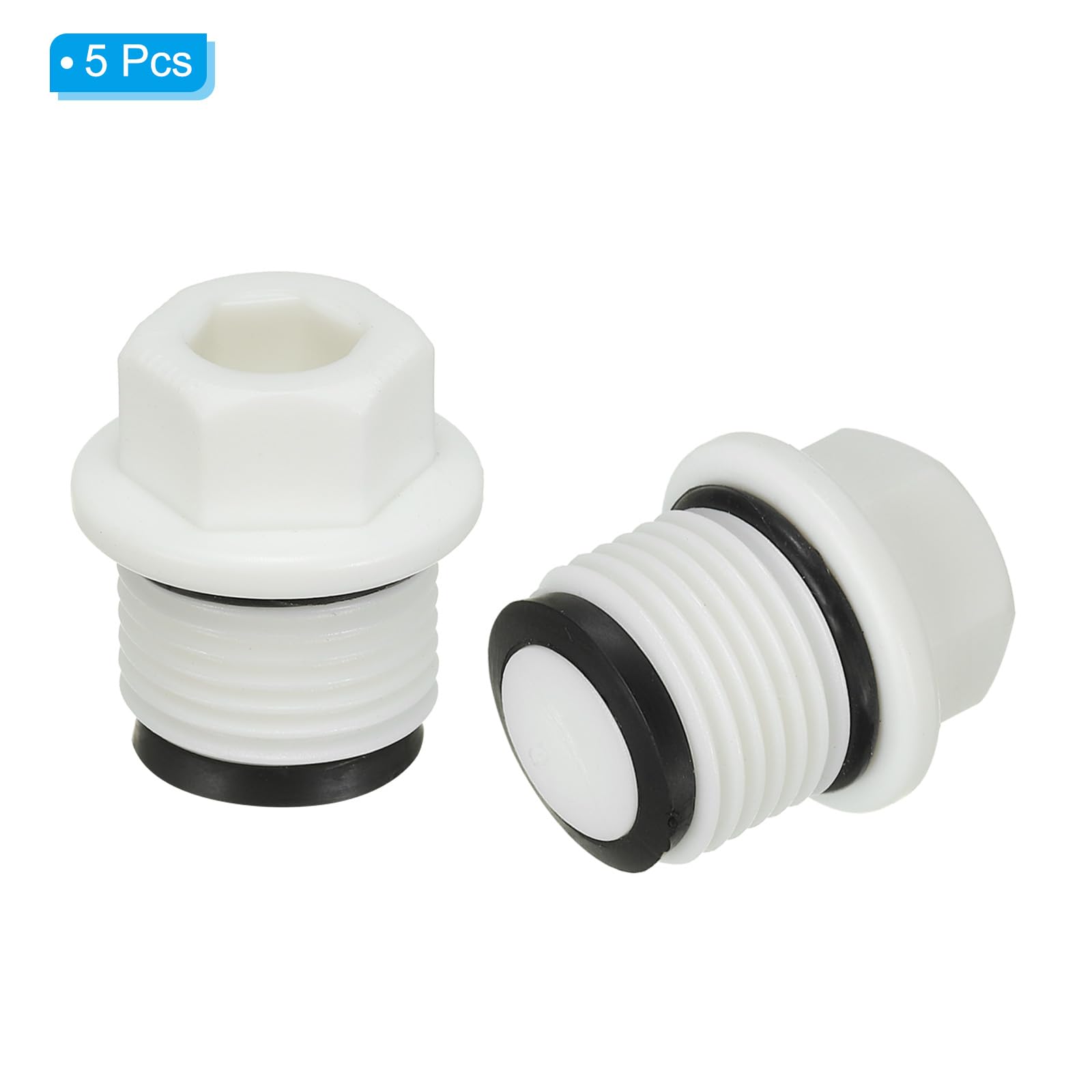PATIKIL G1/2″ Outer Hex Male Thread PPR Pipe Fitting End Cap Connector ...