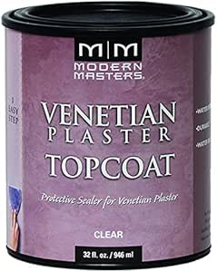 16-Pack of 1 qt Modern Masters VP300 Venetian Plaster Clear Water-Based ...