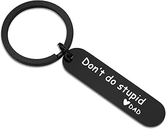 Amazon.com: TOS I Love You Son Daughter Birthday Gifts Keychain Gift ...