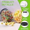 Amazon.com: Tradder 24 Pcs Plastic Candy Jars with Lids 8.5 oz Wide Mouth Candy Containers Bulk ...