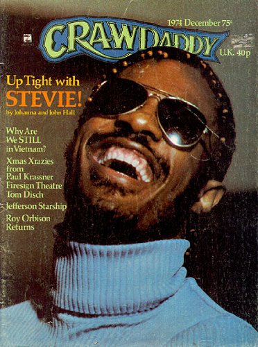 Crawdaddy Magazine December 1974 Stevie Wonder cover: Paul Krassner ...