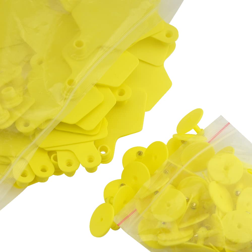 Snapklik.com : WMYCONGCONG 100 Sets Livestock Identification Blank Ear ...