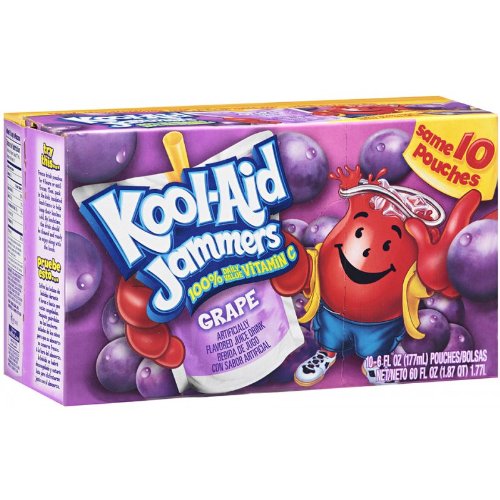 Amazon.com : Kool-Aid Grape Jammers 10 pk : Fruit Juices : Grocery ...