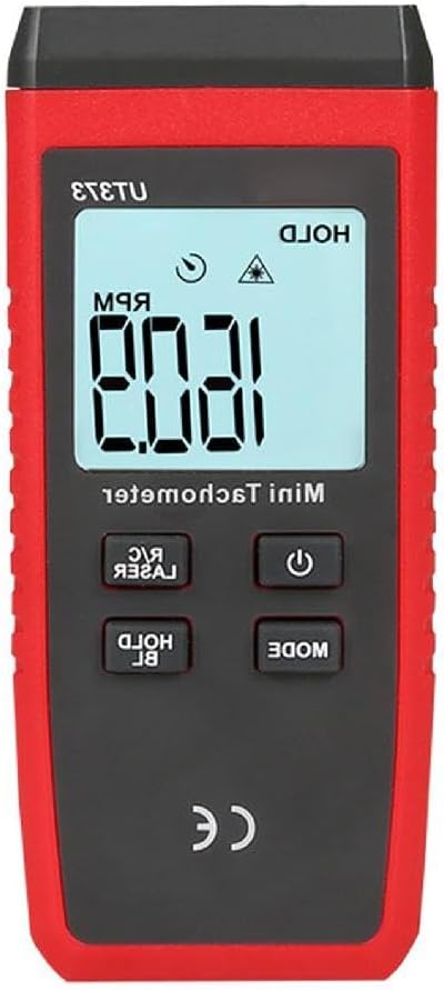 Amazon.com: UT373 Mini Non-contact Digital LCD Tachometer Tach Speed ...