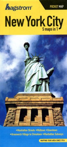 Hagstrom NYC-5 Maps in 1 Street Map: Hagstrom Map Company ...