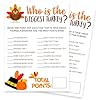 Amazon.com: Thanksgiving Party Icebreaker Card - Who Is The Biggest ...